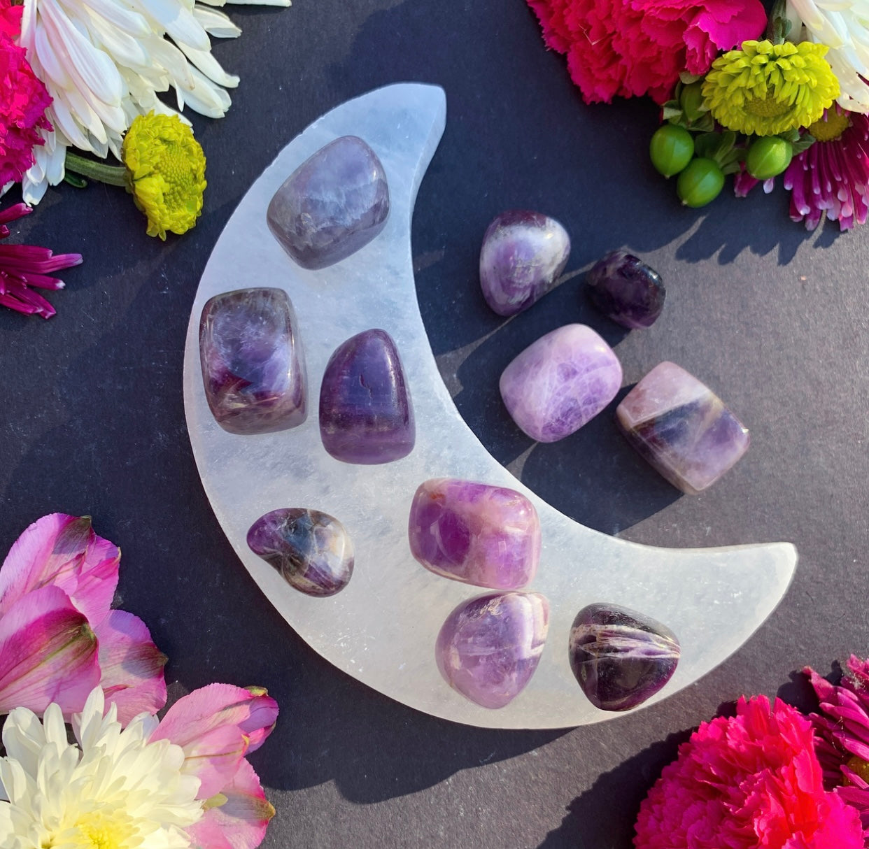 Amethyst Tumbled Stone – Scorpio Sun and Moon Dreamers