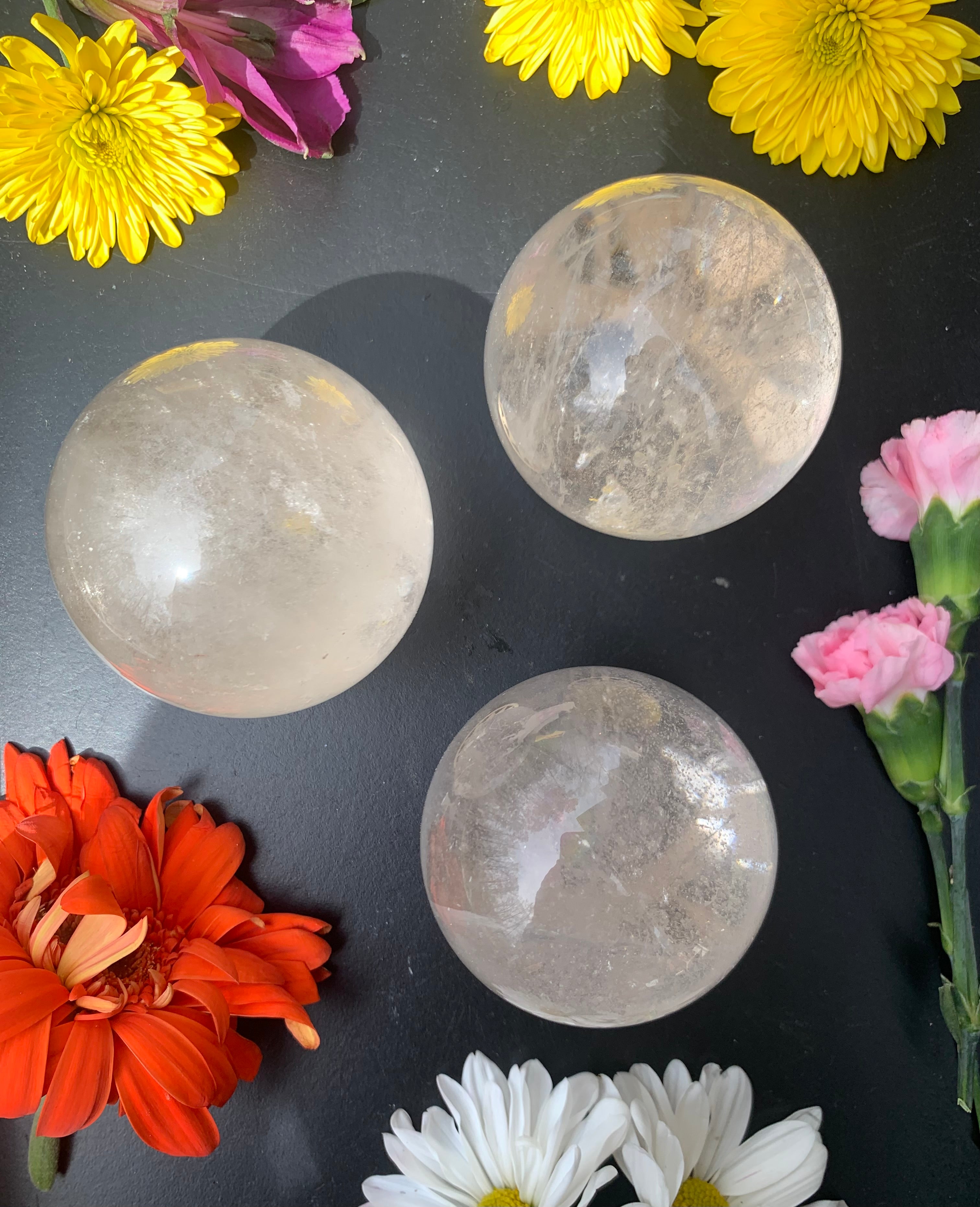 Clear Quartz Sphere – Scorpio Sun and Moon Dreamers